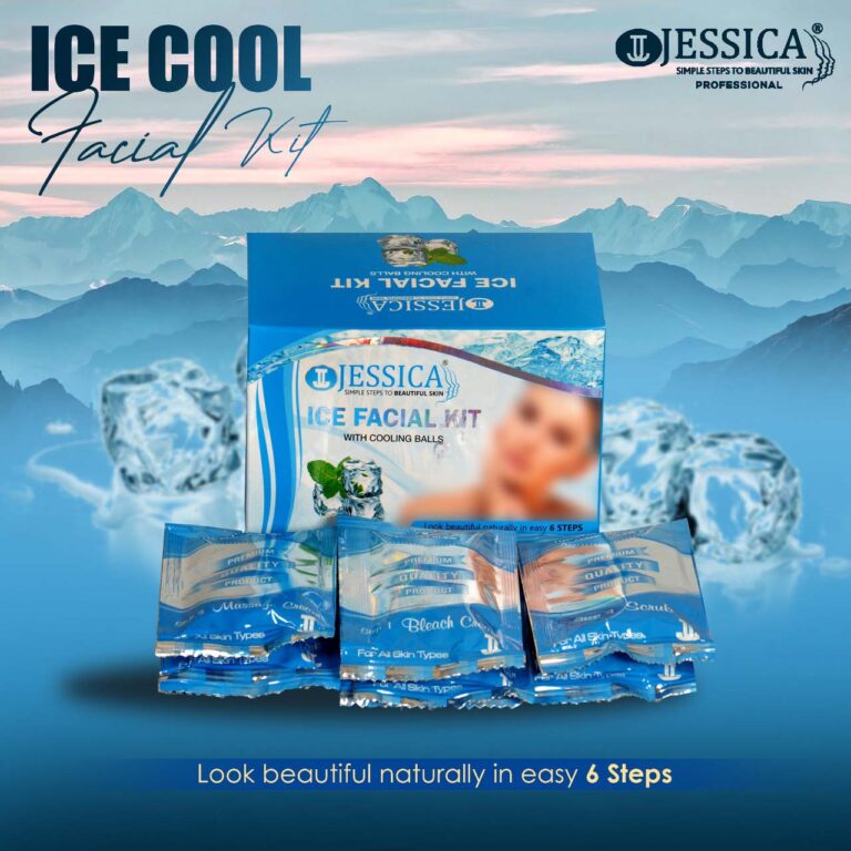 Jessica Ice Cool Facial Kit - 6 Sachets - Massive.pk