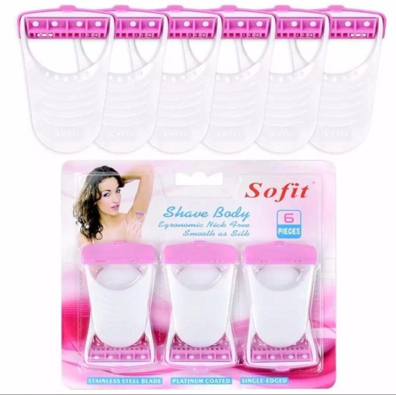 Safit Shave Body Razor - Original - 6 Razors Pack - Massive.pk